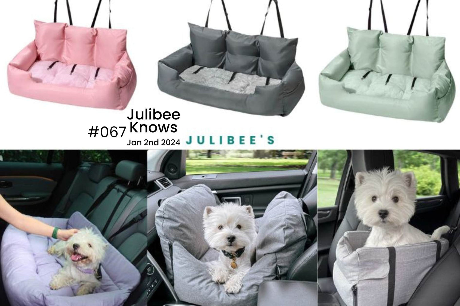 Road Trip Ready: 5 Best Dog Car Seats for Large Dogs in 2024 – Julibee's